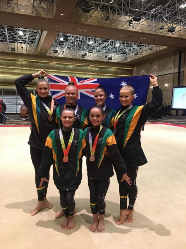 Acrobatic Gymnasts Soar in Vegas - Illawarra Academy of Sport